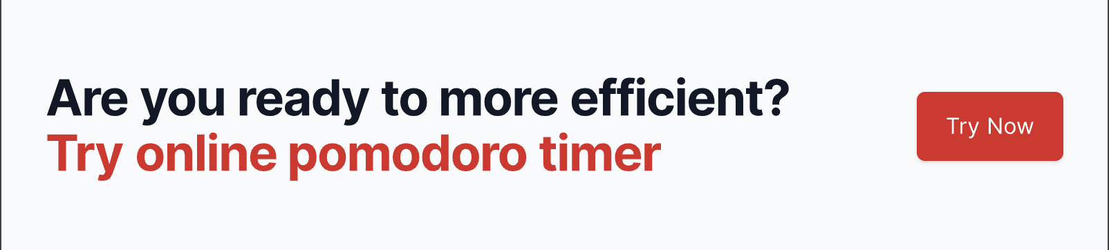 Online Pomodoro Timer